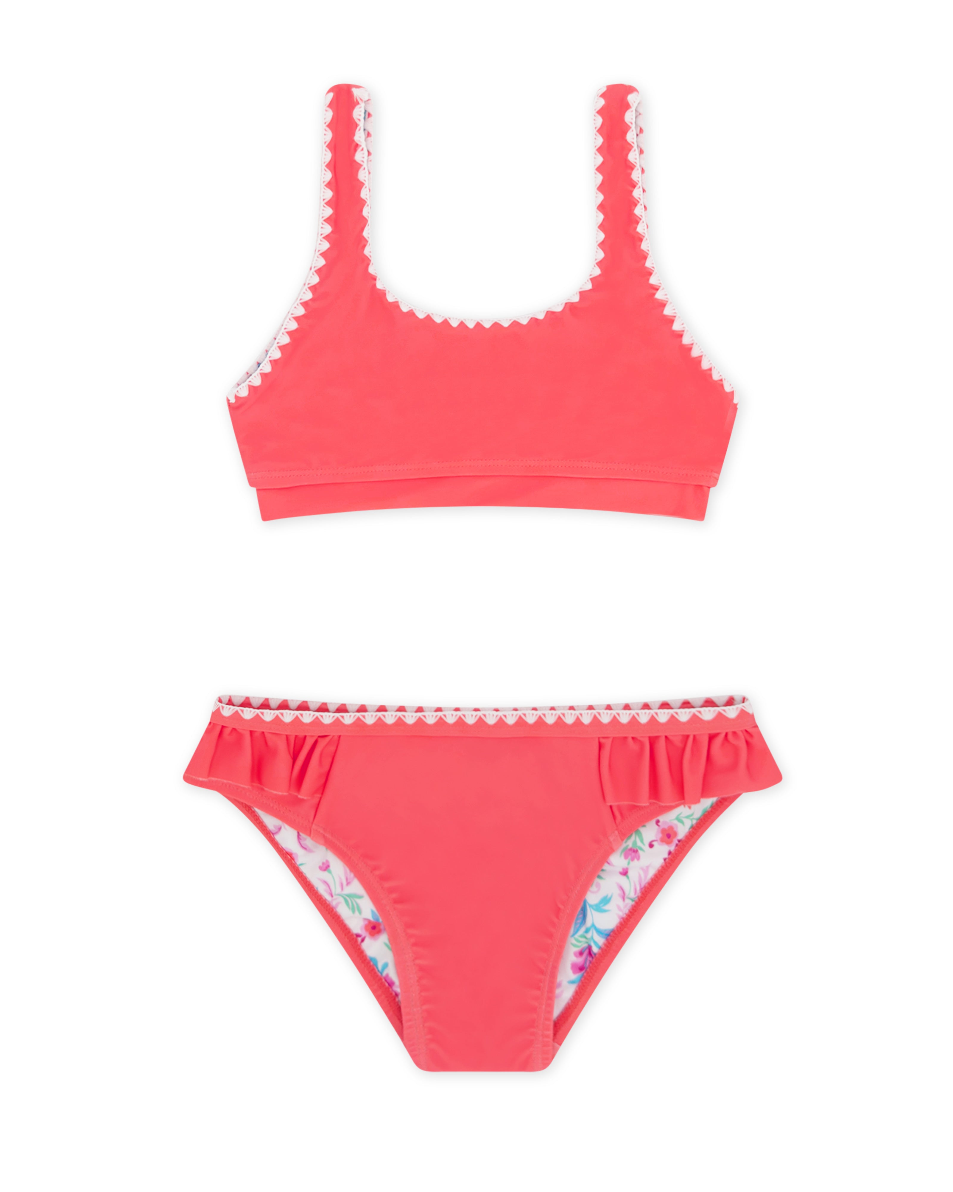 Girl's 4 The Frill Of It Bikini - Coral Sun – Feather 4 Arrow